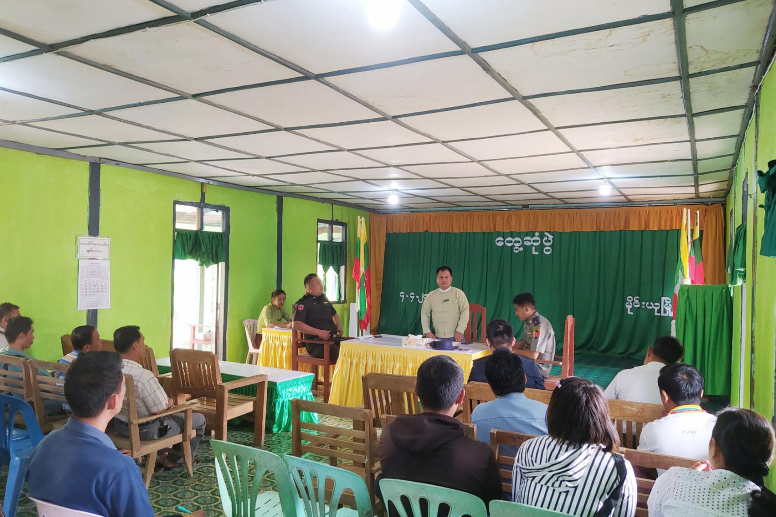 မိုင်းယုမြို့၌ မြန်မာ့ရိုးရာမဟာသင်္ကြန်ပွဲတော်ကျင်းပနိုင်ရေး လုပ်ငန်းည